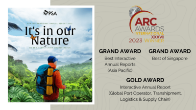 PSA International Annual Report 2022 Wins Three Accolades at 2023 ARC ...