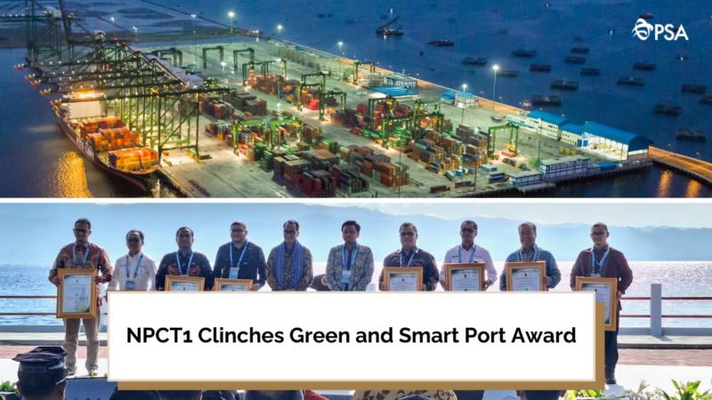 NPCT1 Clinches Green and Smart Port Award – PSA International