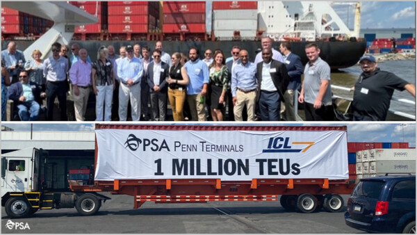 PSA Penn Terminals Celebrates One Million TEU Milestone – PSA International