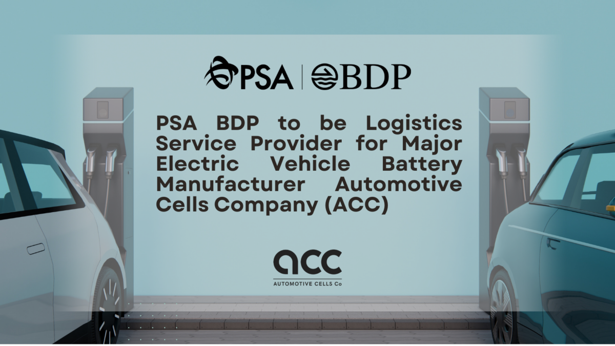 PSA BDP to be Logistics Service Provider for Major Electric Vehicle ...