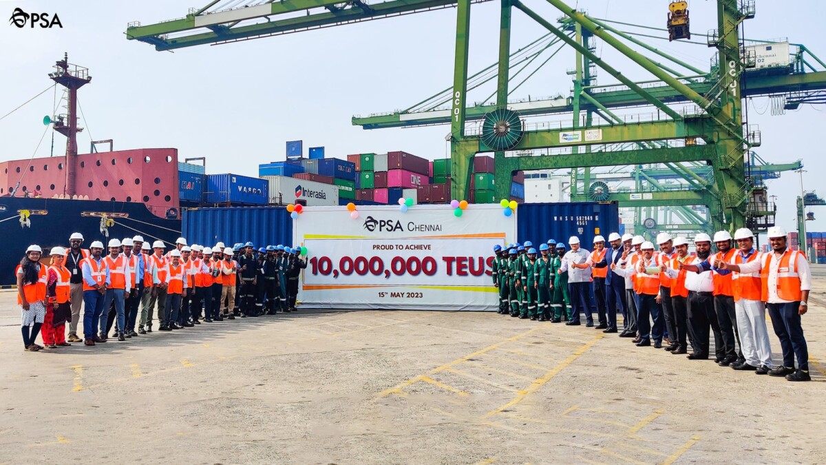PSA Chennai Celebrates 10 millionth TEU Milestone – PSA International