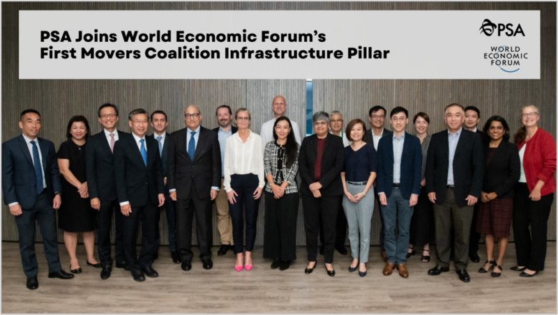 PSA Joins World Economic Forum’s First Movers Coalition Infrastructure Pillar – PSA International