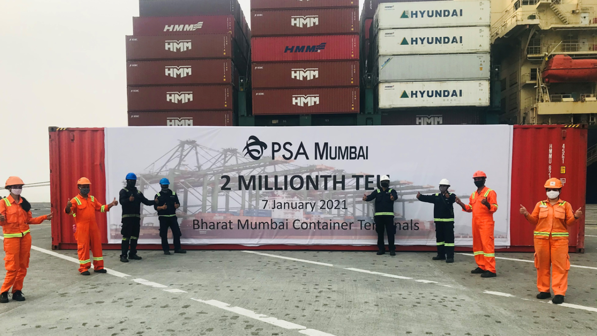 PSA Mumbai Celebrates 2M TEU Milestone as PSA India Terminals Set ...