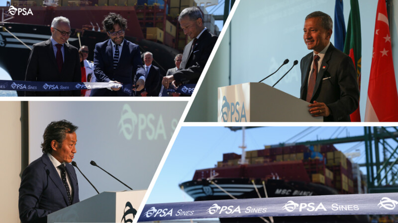 PSA Sines Inaugurates Next Phase in Expansion of Sines Container ...