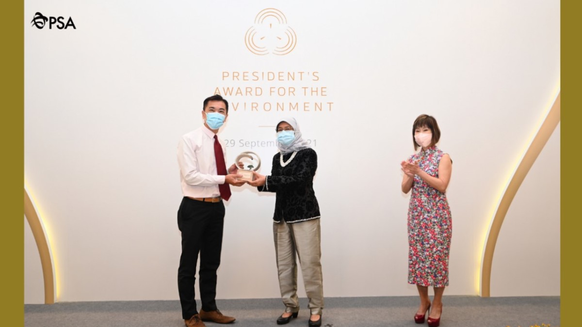PSA Singapore Receives Environmental Award – PSA International