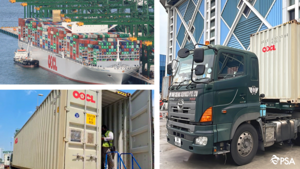 PSA Singapore and Orient Overseas Container Line Complete Green Pilot ...